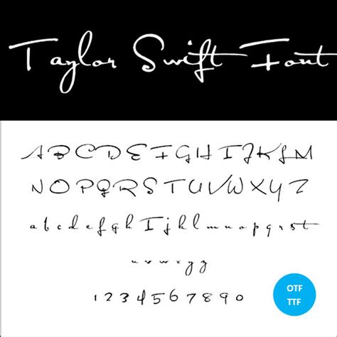 Taylor Swift Font Is Very Similar To The One On Her Self Titled Album Perfect For Swiftie