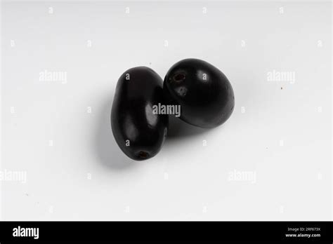 Java Plum Or Indian Blackberryisolated Image With White Background