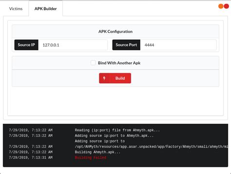 both built in binders not working · issue 147 · ahmyth ahmyth android