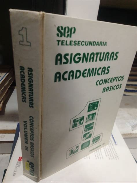 Asignaturas Academicas Conceptos Basicos 1 Telesecundaria Usado Educac