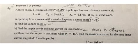 solved 5 ﻿problem 2 4 ﻿points a three phase y connected