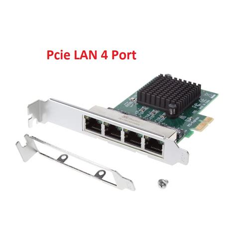 Jual Lan Card 4 Port Pcie Realtek Gigabit Lan Ethernet Quad Port High Speed Shopee Indonesia