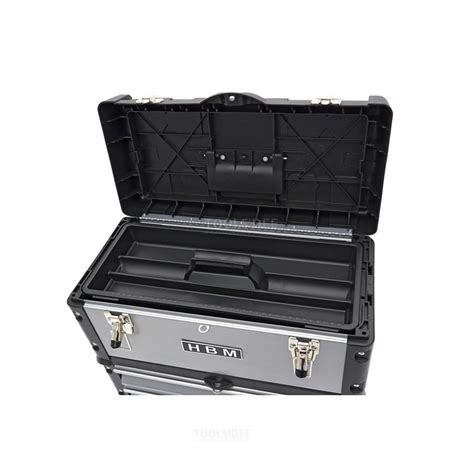 Hbm 3 Piece Modular Mobile Tool Box Set Uk