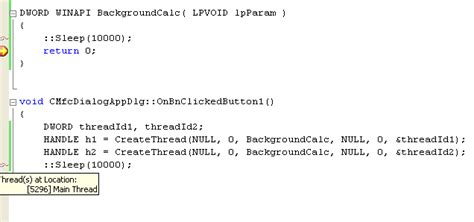 Visual C Thread Debugging Codeguru