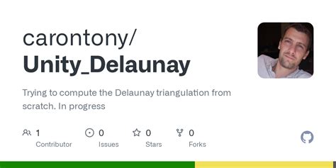 Github Carontonyunitydelaunay Trying To Compute The Delaunay