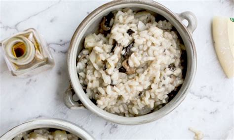 Mushroom Fennel And Truffle Oil Risotto
