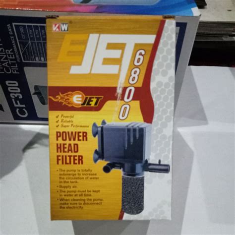 Ejet 6800 Power Head Filter Pam Air Akuarium Shopee Malaysia