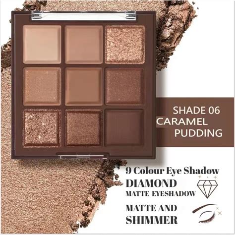 Hot 9 Chocolate Eyeshadow Palette Palette Velvet Matte Matte