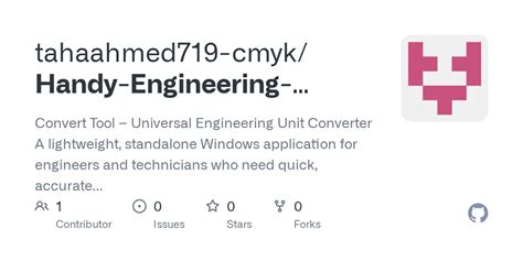 Github Tahaahmed719 Cmykhandy Engineering Conversion Tool Convert