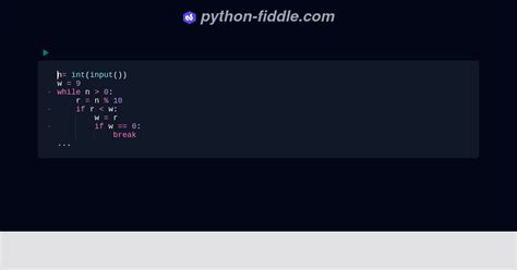 Python-Fiddle: Online Python IDE, Compiler, and Interpreter