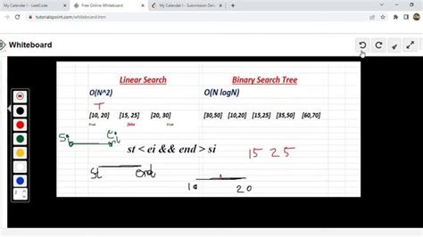 Leetcode 729 My Calendar I Binary Search Tree Codeexplanation