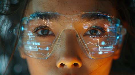 Exploring The Intersection Of Technology And Humanity Through A Digital Portrait Of A Young