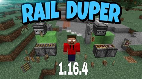 How To Duplicate Rails In Minecraft Minecraft Rail Duper In 1 16 4 YouTube