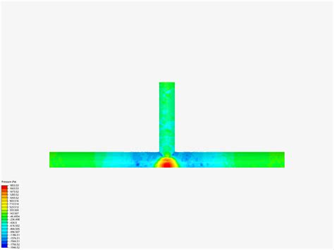 T Junction Flow By Aclementson Simscale