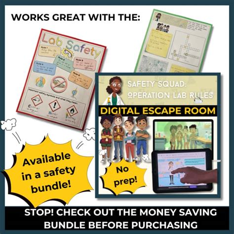 Lab Safety Poster Activity No Prep Contains Differentiated Tasks Word Search