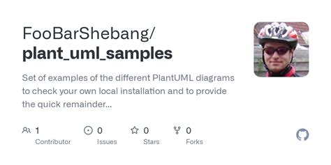 Github Foobarshebang Plant Uml Samples Set Of Examples Of The Different Plantuml Diagrams To