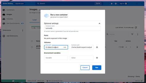 a problem occurred when installing aspect in docker（windows11） aspect