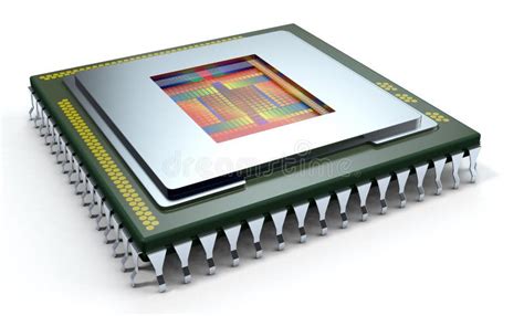 Central Processing Unit Cpu Stock Illustration Illustration Of Microchip Engineering 52088816