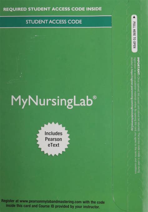 MyLab Nursing With Pearson EText Component Access Card PEARSON Amazon