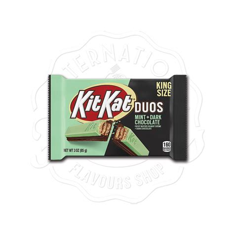 Kit Kat Duos Dark Chocolate Mint King Size 85g Flavers