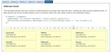 30 Excellent Jquery Plugins For Navigation And Menus