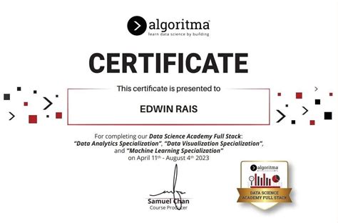Datascience Dataanalytics Machinelearning Datavisualization Milestoneachievement Edwin R