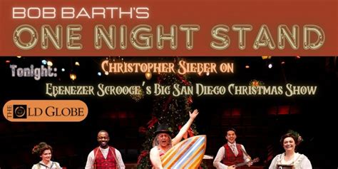 Bob Barths One Night Stand To Feature Broadway Star Christopher Sieber And Musical Guest Munya