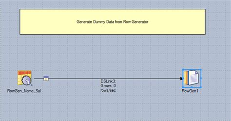 My Datastage Notes Dummy Data Generation Using Row Generator