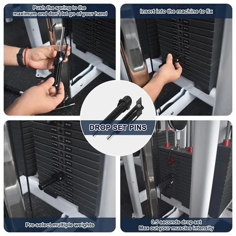 Drop Set Pins Gym Enhance Your Weight Training Performance
