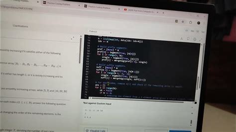 Q4 Smoothly Increasing Solved Codechef Contest Live 🔥💻coding