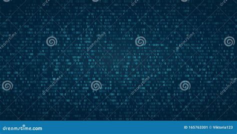 Abstract Binary Background For Hackathon And Other Digital Events Fallen Zero Numbers With