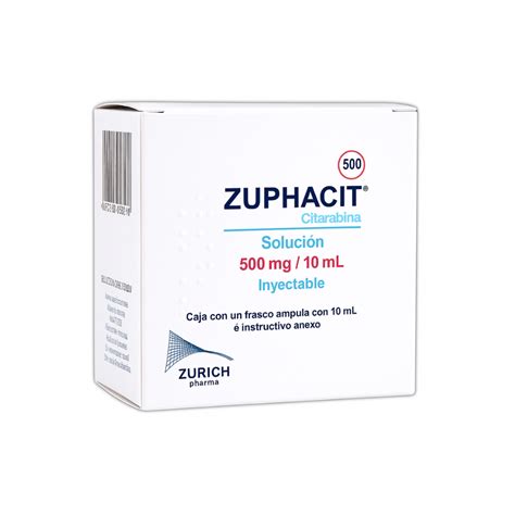 Inyectable Zuphacit 500 Mg10 Ml
