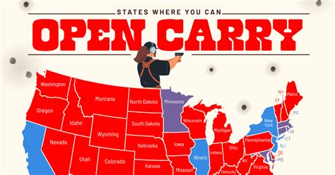 Mapped Open Carry Laws By State