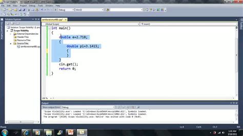 Lesson 35 More Scope Visibility Beginning Programming With Visual