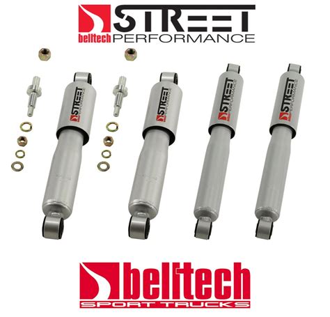 63 72 Chevy Gmc C10 Street Performance Front Rear Shocks For 4 5 Drop