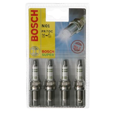 Bougie d'allumage Bosch N°1 FR7DC x4 - Achat / Vente bougie d'allumage ...