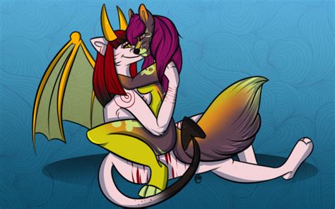 Rule 34 Desmona Female Herm Horn Hug Intersex Mika Riding Wings 1841114