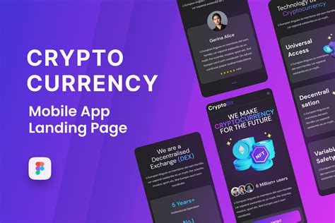 Cryptocurrency Mobile App Figma Figma