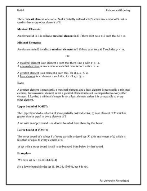 Bcasemester Ii Discrete Mathematicsunit Iirelation And Ordering Pdf