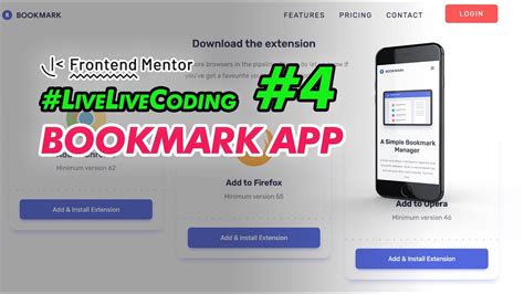 Landing De Web App Usando Stylus Frontendmentor Challenge Bookmark