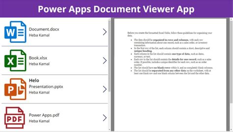 Powerapps Document Viewer View Word Excel Pdf And Powerpoint Files In