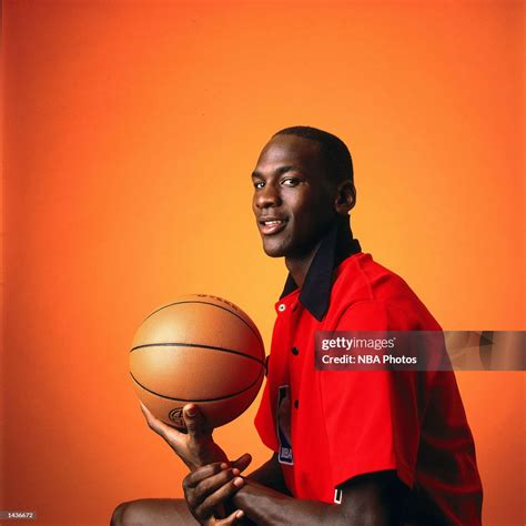 Michael Jordan Of The Chicago Bulls Poses For A Portrait During The