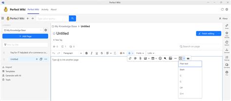 💻 Code Snippet Help Center Perfect Wiki