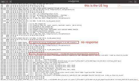 cannot connect srsue to open5gs core network pdu session is not
