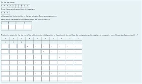 Solved For The Text Below Show The Consecutive Positions Of