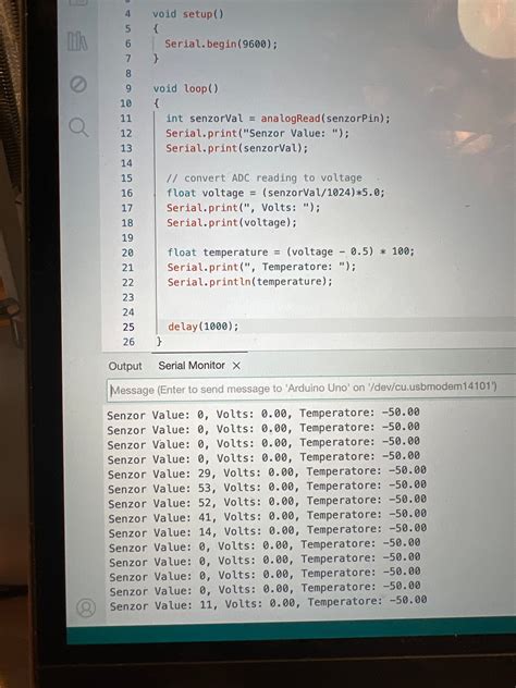 Temperature Sensor Returns Weird Numbers Programming Arduino Forum