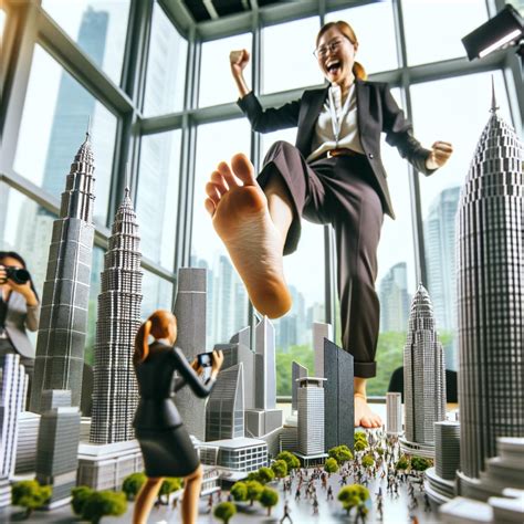 Giantess Office 17 Ai By Llkmn On Deviantart
