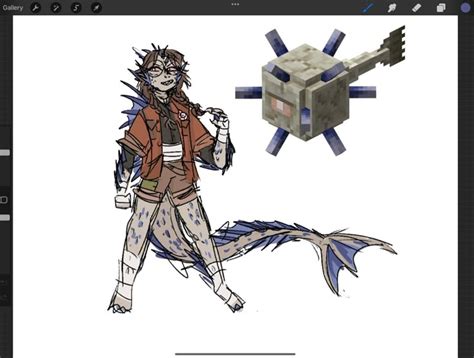 Elder Guardian Minecraft Concept Art