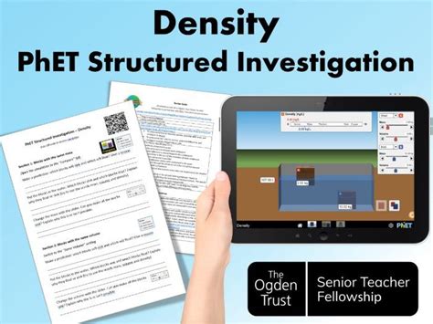 Density Phet Structured Investigation Teaching Resources