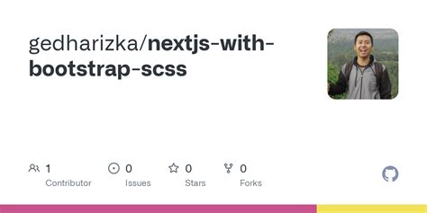 Github Gedharizkanextjs With Bootstrap Scss